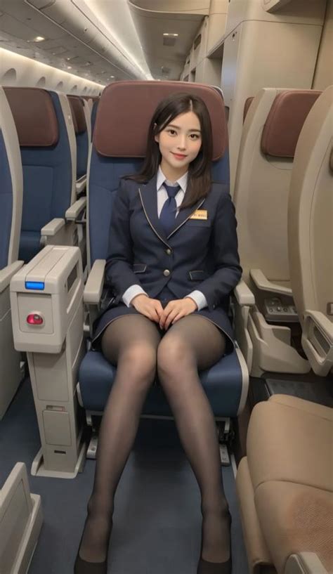 항공사 스튜어디스 쩍벌 Ai