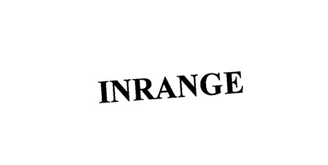 Inrange Sorin Group Usa Inc Trademark Registration