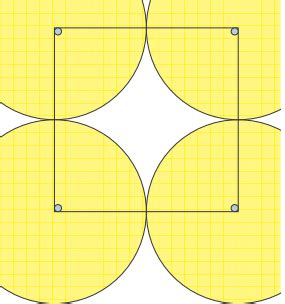 Geometry Maximum Number Of Points K Distance Apart In A K Times K Square Mathematics