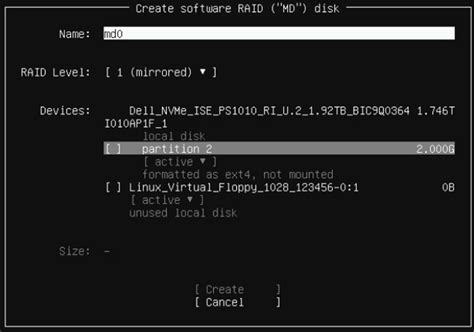 Poweredge Ubuntu Installer Not Showing The Hard Drives While Creating Software Raid Or Lvm