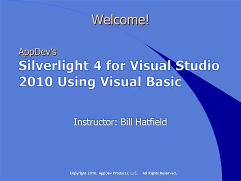 silverlight chapter 01 introduction ppt