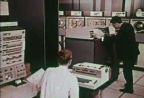 Man Computer 1965 IBM Video Reassures Technophobes Gadgets Science Technology