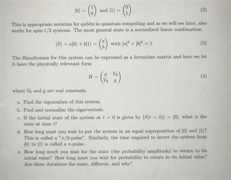 0 This Is Appropriate Notation For Qubits In