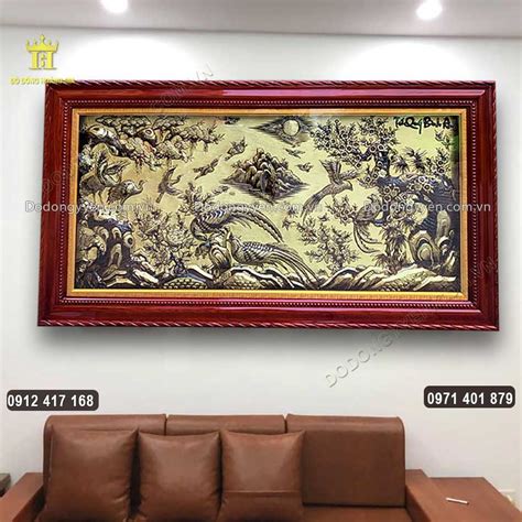 Tranh Tứ Quý Bằng Đồng Các Mẫu Đẹp Và Tinh Xảo Nhất