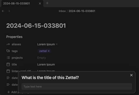 Ask How To Automatically Add Timestamp To Title For New Note In