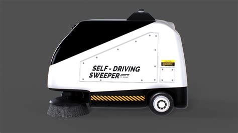 3d Model Autonomous Robot Sweeper Vr Ar Low Poly Cgtrader