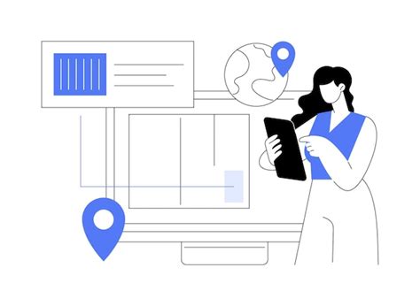 Premium Vector Smart Delivery Tracking Abstract Concept Vector