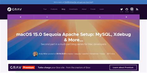 Macos 150 Sequoia Apache Setup Mysql Xdebug And More Grav Cms