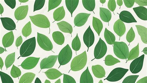 Vibrant Green Leaf Pattern For Nature Inspired Designs Background