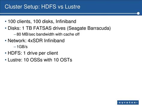 ppt map reduce on lustre hadoop performance in hpc environments