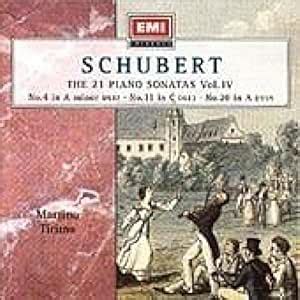 Schubert Piano Sonatas V 4 Martino Tirimo Music}