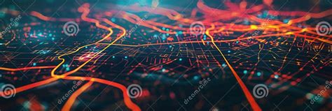 Colorful And Abstract Routes Crisscross A Stylized Map Symbolizing Enhanced Connectivity For