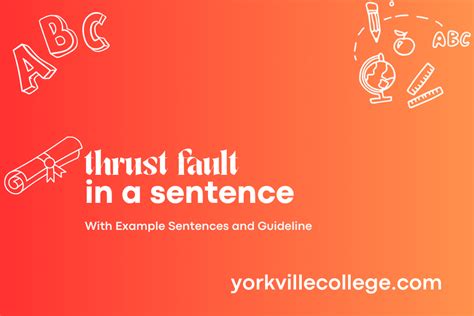 How To Use Thrust Fault In A Sentence Easy Examples