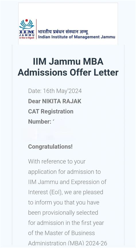 Nikita Rajak On Linkedin Hello Connections I Am Thrilled To Announce That I Have Been Accepted