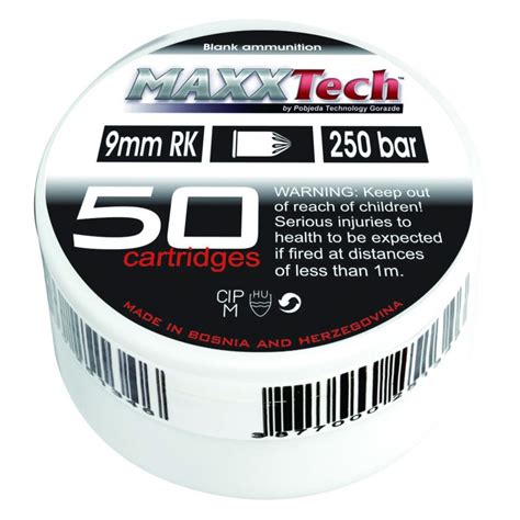 Maxx Tech 9mm380 Rk A Blanc Revolver