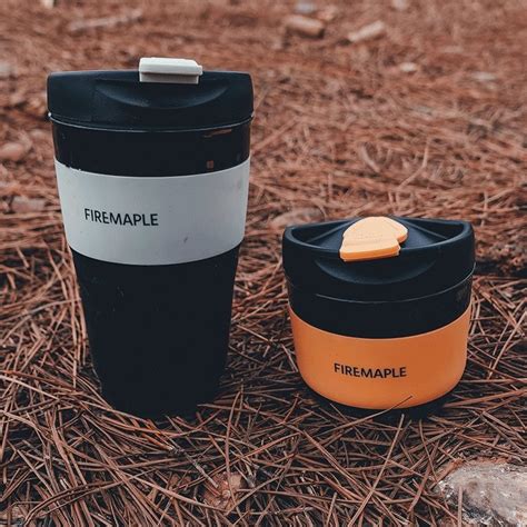350ml Silicone Collapsible Coffee Cup Portable And Compact Fire Maple