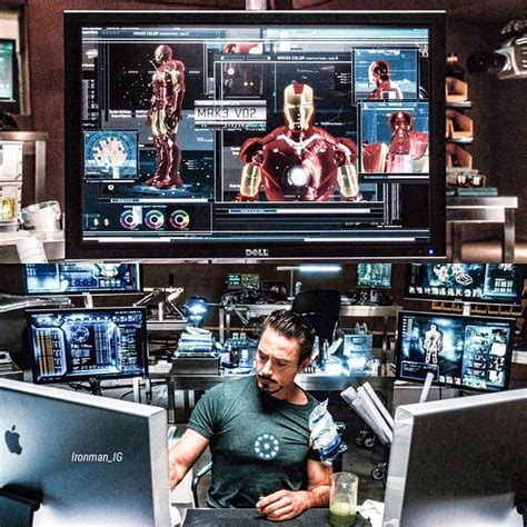 Tony Stark Desk Iron Man Office Iron Man Lab Iron Man Tony Stark