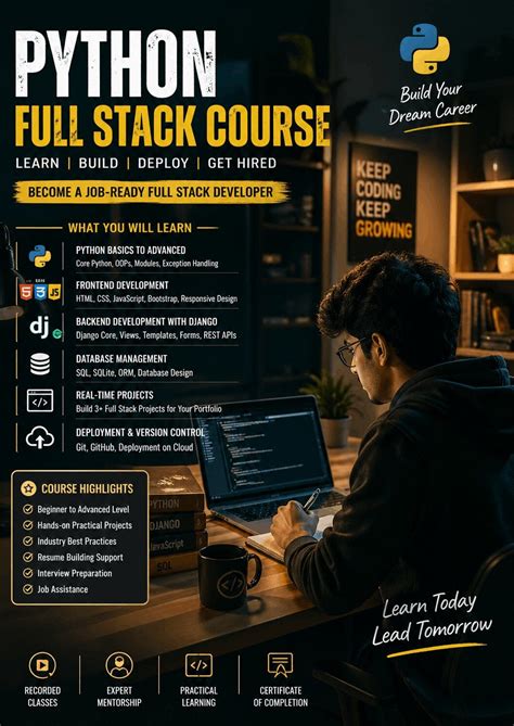 Python Full Stack Course — Master Web Development With Real Time