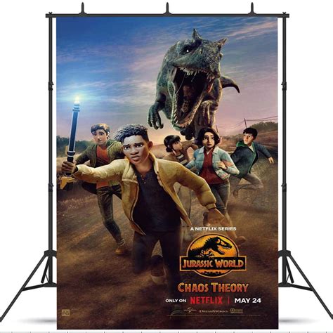 Jurassic World Chaos Theory Taspestry Poster Banner Backdrop Background