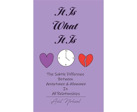 It Is What It Is The Subtle Difference Between Acceptance And