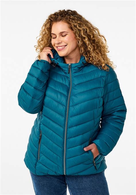 Zizzi Winter Jacket Legion Bluemottled Blue Zalandoie