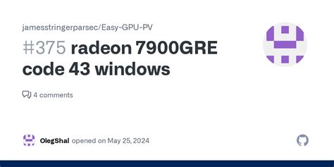 Radeon 7900gre Code 43 Windows · Issue 375 · Jamesstringerparseceasy Gpu Pv · Github