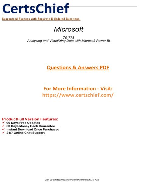 microsoft 70 778 power bi exam questions and answers