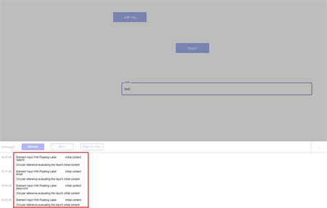 Issue Circular Reference Evaluating The Inputs Initial Content Need