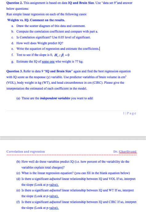Question 2 This Assignment Is Based On Data Iq And