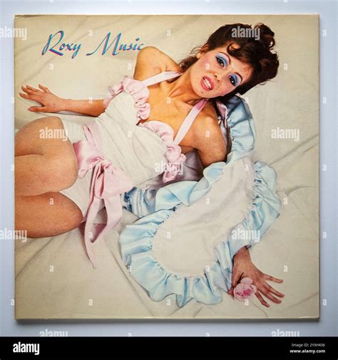 Lp Cover Of The Self Titled Debut Album By Roxy Music Which Was Released In Stock Photo