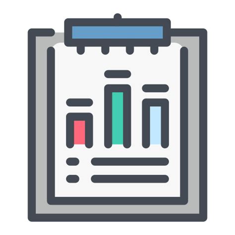 Analytics Chart Clipboard Graph Statistics Stats Taskboard Icon