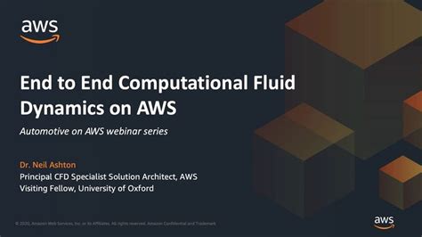 end to end computational fluid dynamics on aws computational fluid