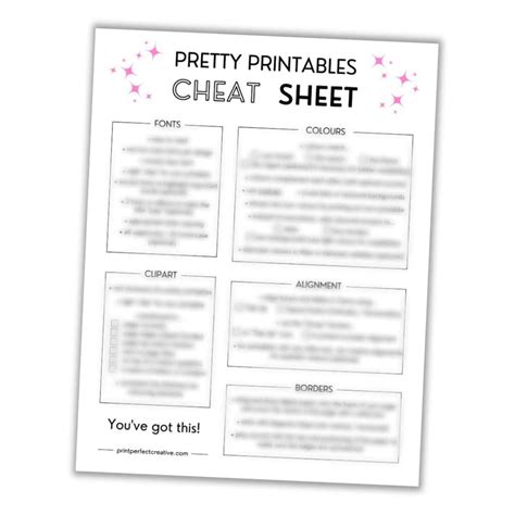 Course Details Prettify Your Printables Print Perfect Creative