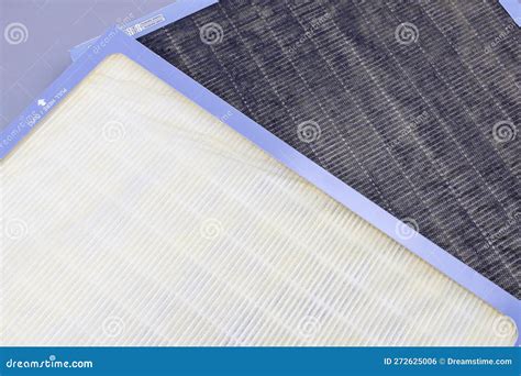 Hepa Filter Module For Air Purifier Before And After Used To Remove Numerous Airborne Dust