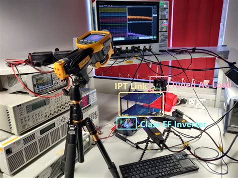 Photograph Of The Final Experimental Setup During Operation Connected