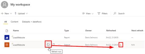 loading web data into power bi service without using a gateway