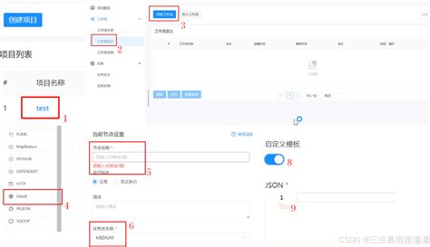 dolphinscheduler创建工作流及工作流中datax的使用（简单操作） dolphinscheduler的datax数据同步怎么操作