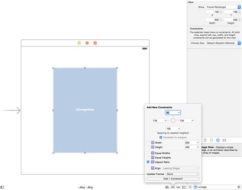 Ios Set Uiimage Height Based On A Ratio Of The Width Using Autolayout