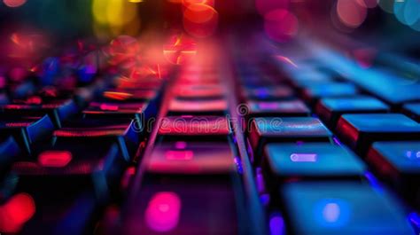 High Performance Keyboard With Customizable Macro Keys Stock Image