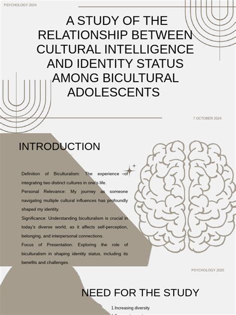 Cultural Intelligence And Identity In Bicultural Adolescents Pdf
