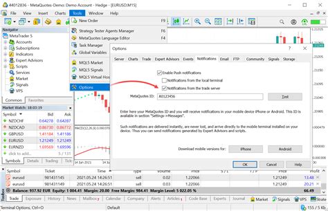 New Metatrader 5 Platform Build 2980 Push Notifications For Trade