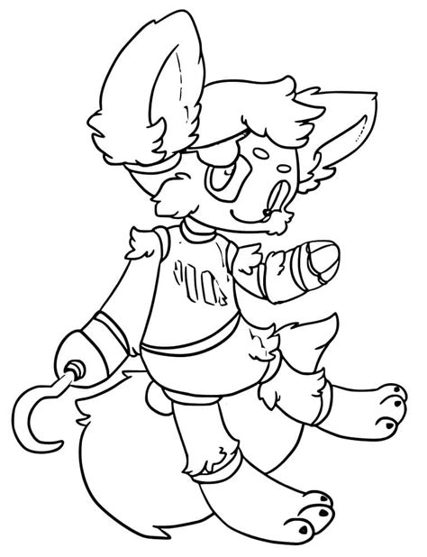 Desenhos De Fnaf Foxy Imprimível Para Colorir E Imprimir Colorironlinecom