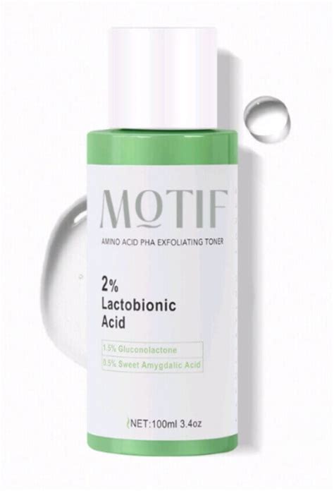 Ingredient Motif Amino Acid Pha Exfoliating Toner 2 Lactobionic Acid