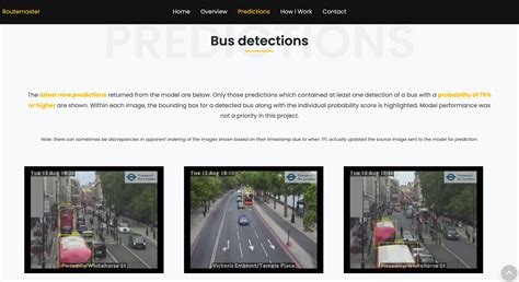Routemaster A London Bus Object Detection App Shiny Contest Submission Contests Posit