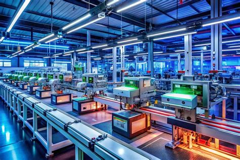 Highspeed Automated Assembly Line With Realtime Quality Checks Ensuring