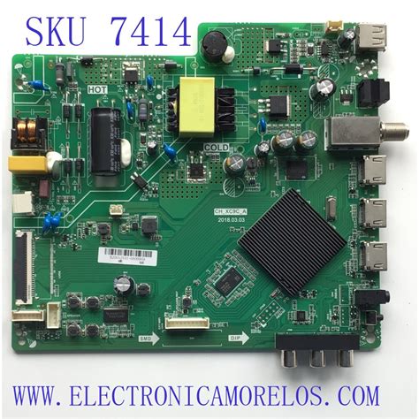MAIN FUENTE (COMBO) PARA TV RCA / NUMERO DE PARTE CH-XC9C_A / TPD ...
