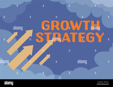 Text Sign Showing Growth Strategy Internet Concept The Method A