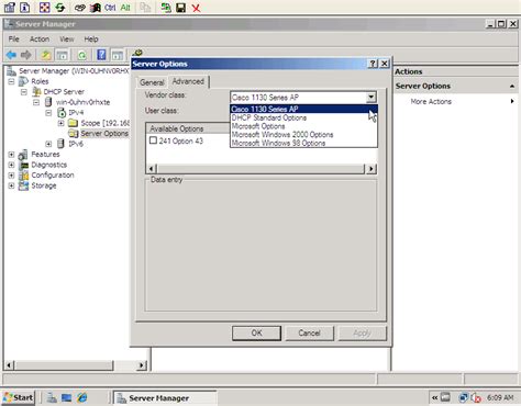 Dhcp Option 43 On Windows 2008 Server Cisco Community