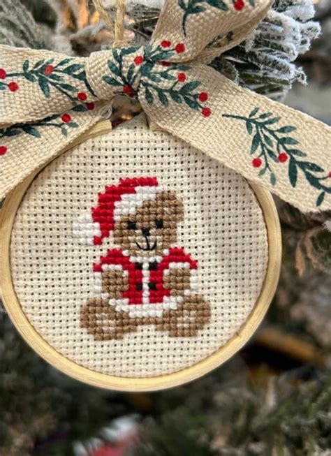 Christmas Crosstitch Ornaments Christmas Cross Stitch Easy Christmas