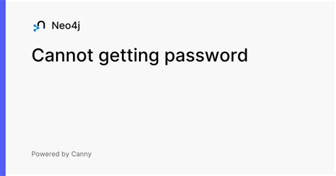 Cannot Getting Password Voters Neo4j
